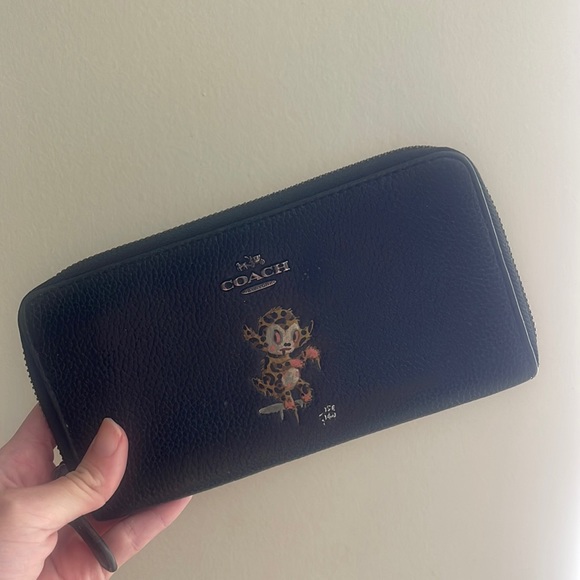 Coach | Bags | Coach Artist Collab Black Wallet | Poshmark